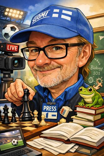 Chess player turpaduunari (Christer Sundqvist from Helsinki, Finland ...